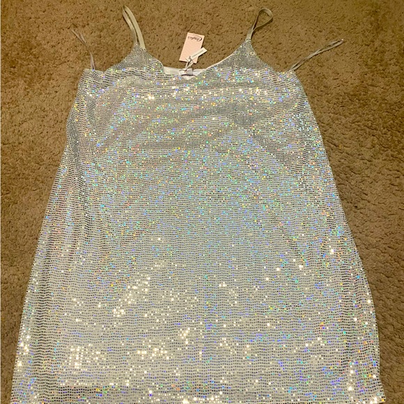 Candie's | Dresses | Candies Silver Dress | Poshmark